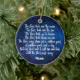 Beautiful Christian Prayer Stars Poem Personalized Ceramic Ornament ...