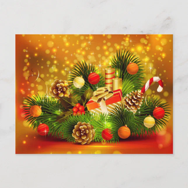 Beautiful Christmas Post Card | Zazzle