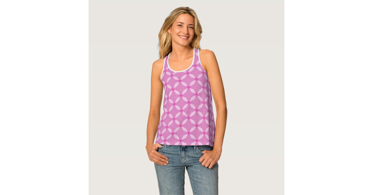 Beautiful Circle Pattern Tank Top | Zazzle