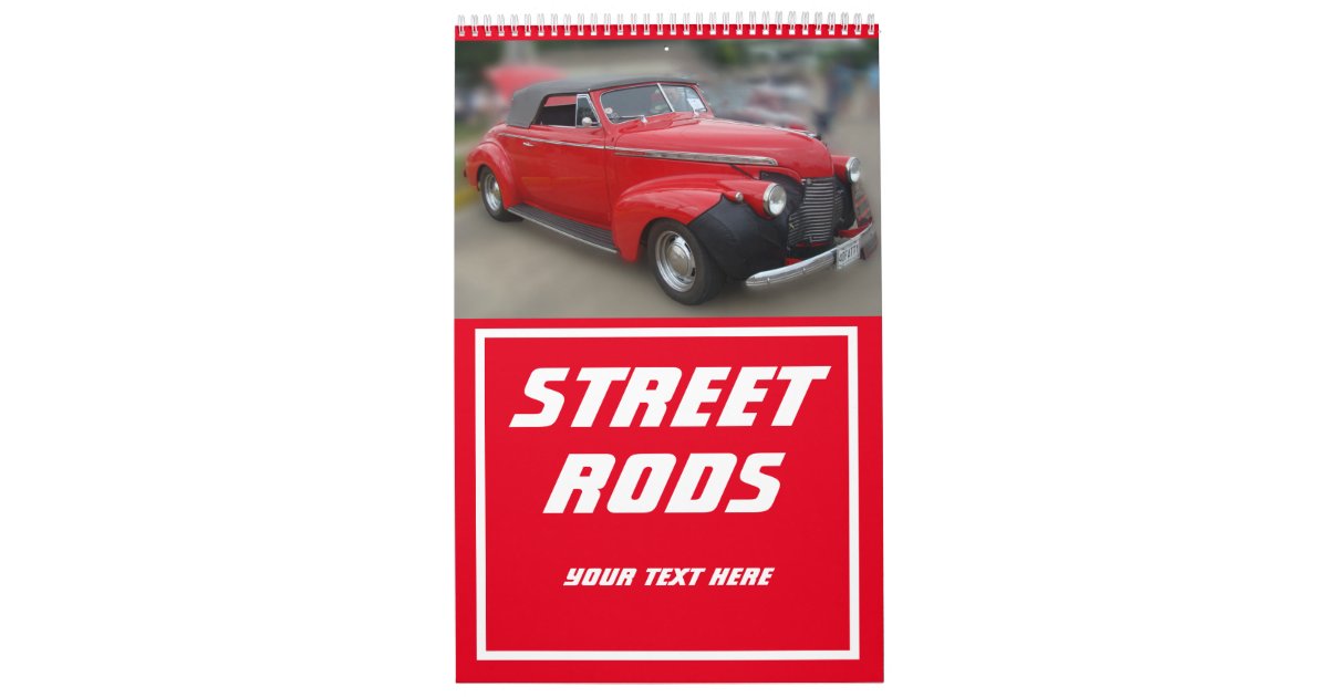 Beautiful Classic Cars Calendar | Zazzle