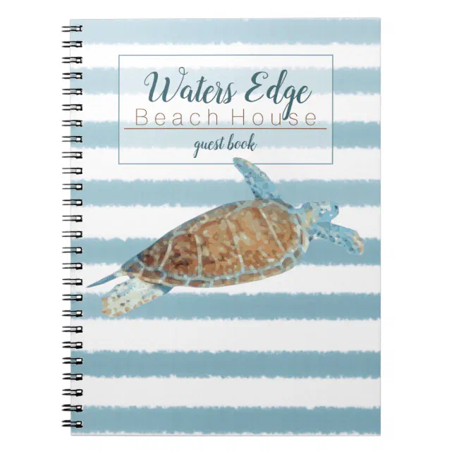 Beautiful Coastal Painted Sea Turtle | Guest Book | Zazzle