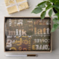 Beautiful Coffee Espresso Design Tissue Paper | Zazzle