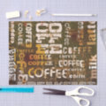 Beautiful Coffee Espresso Design Tissue Paper | Zazzle
