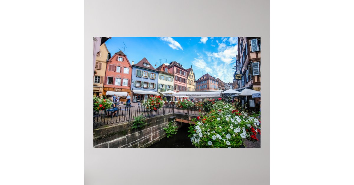 Beautiful Colmar village in France Poster | Zazzle