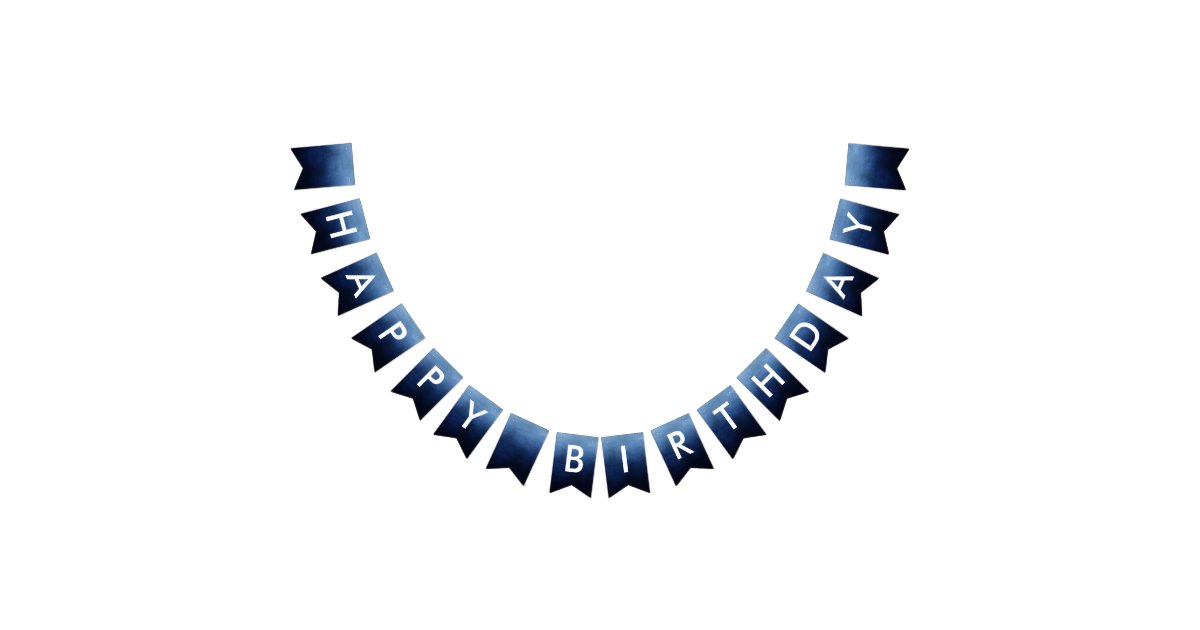Beautiful Country Birthday Party Bunting Flags | Zazzle