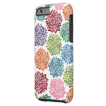 Beautiful Dahlia Flowers iPhone 6 Case-Mate iPhone Case | Zazzle