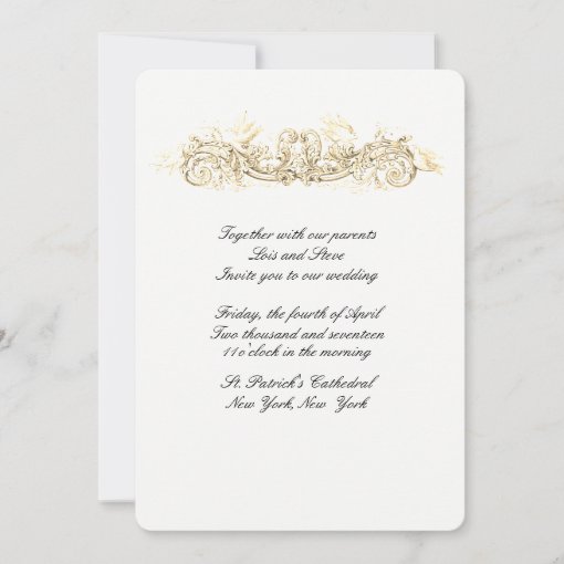 Beautiful Doves Wedding Invitation | Zazzle