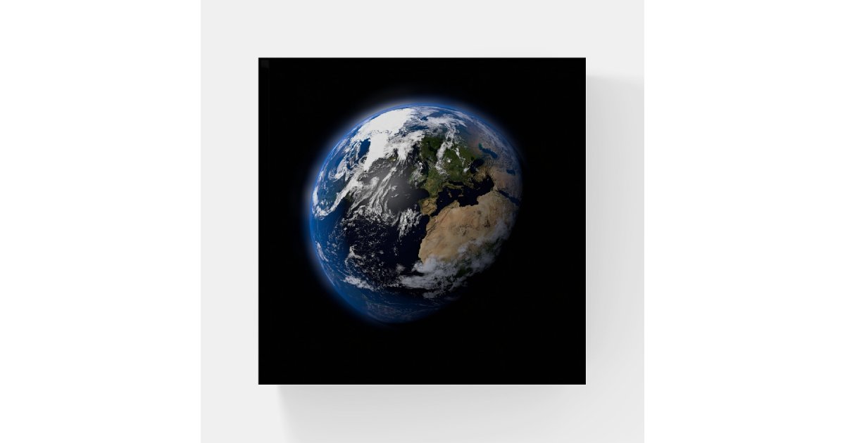 Beautiful earth paperweight | Zazzle