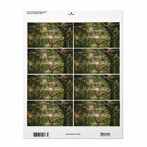 Beautiful, Enchanted Forest, Fairies, Sweet 16, Label | Zazzle