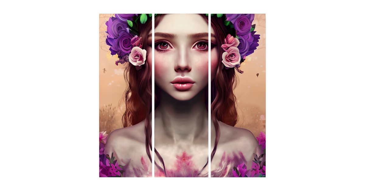 Beautiful Enchantress Fantasy AI Art | Zazzle