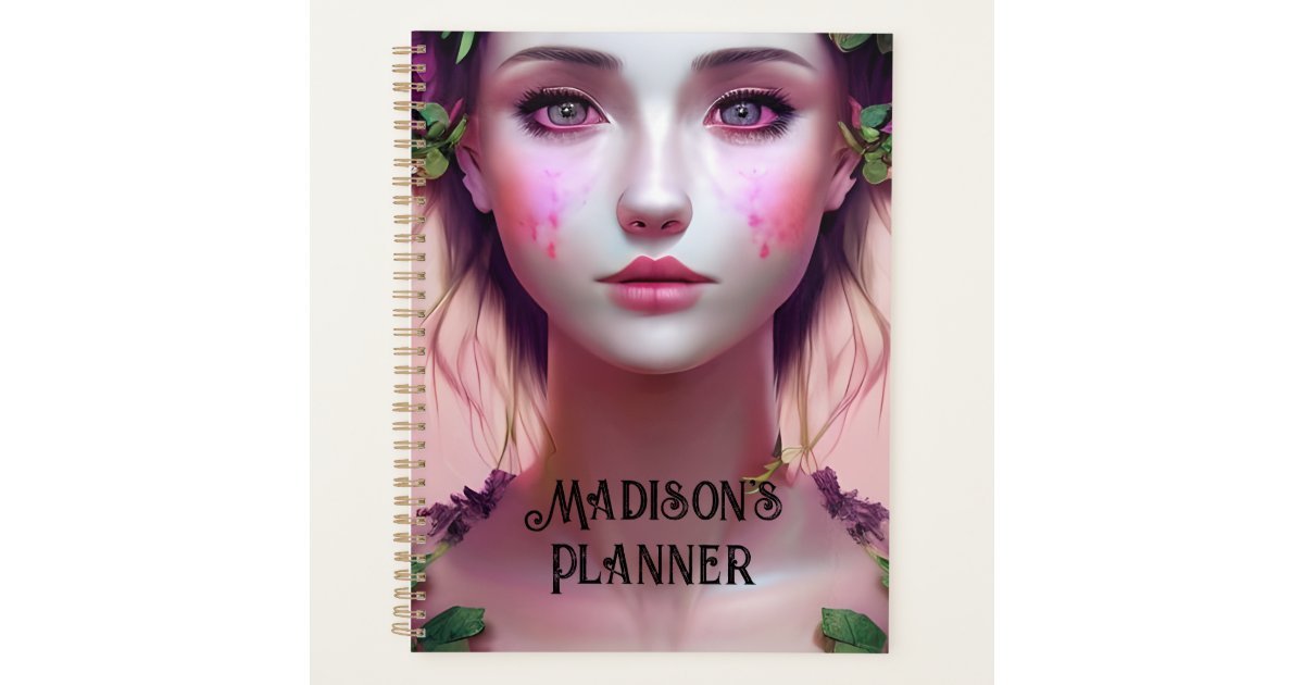 Beautiful Ethereal Enchanted Woman Fantasy Art Planner | Zazzle
