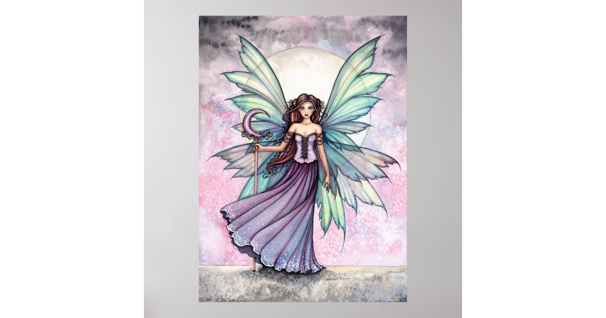 Beautiful Fairy Poster Spring Dream M. Harrison | Zazzle