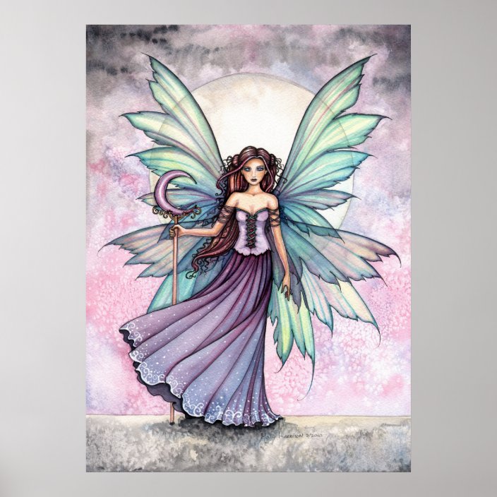 Beautiful Fairy Poster Spring Dream M. Harrison | Zazzle.com