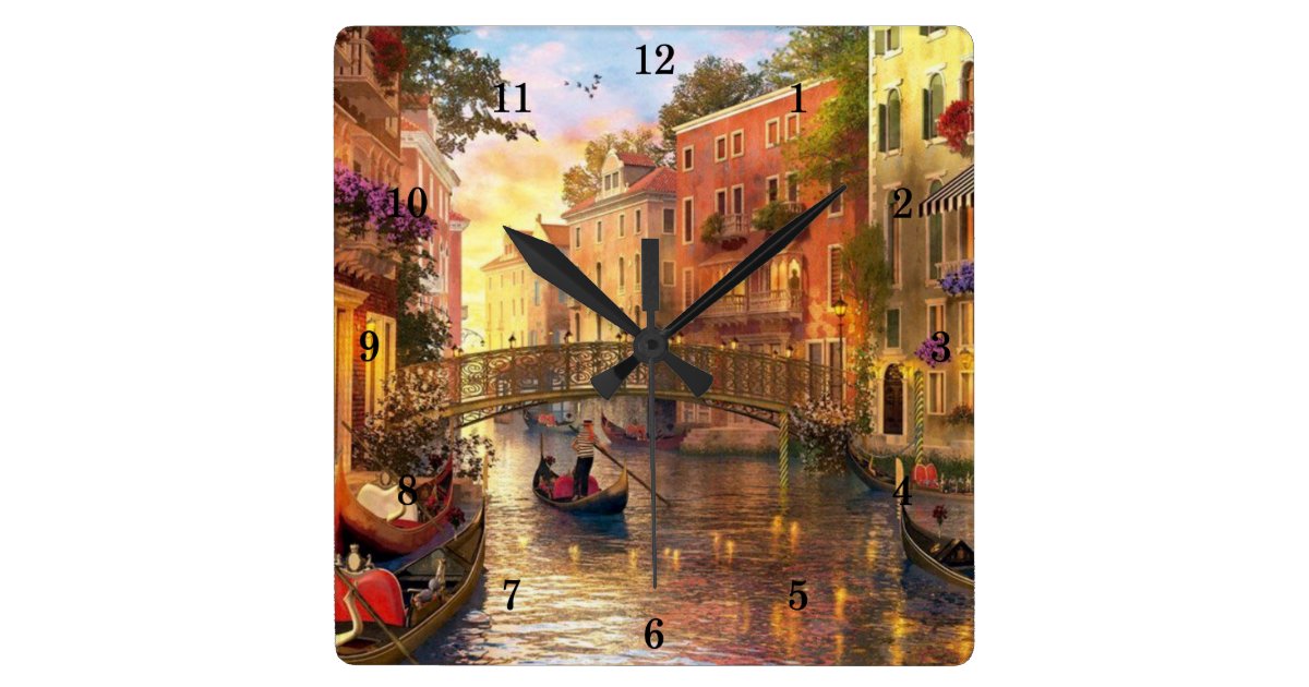 Beautiful Fine Art Wall Clock | Zazzle.com