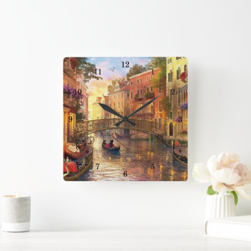 Beautiful Fine Art Wall Clock | Zazzle