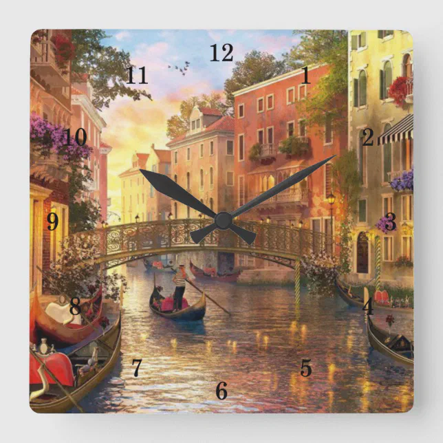 Beautiful Fine Art Wall Clock | Zazzle