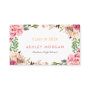 Beautiful Floral Graduate Students Graduation Calling Card | Zazzle