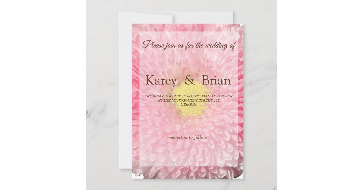 Beautiful Floral Wedding Card | Zazzle