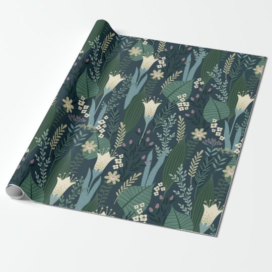 Beautiful Floral Wrapping Paper | Zazzle.com