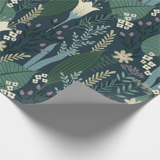 Beautiful Floral Wrapping Paper | Zazzle