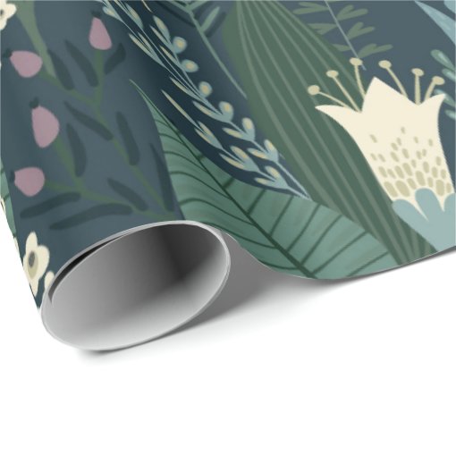 Beautiful Floral Wrapping Paper | Zazzle