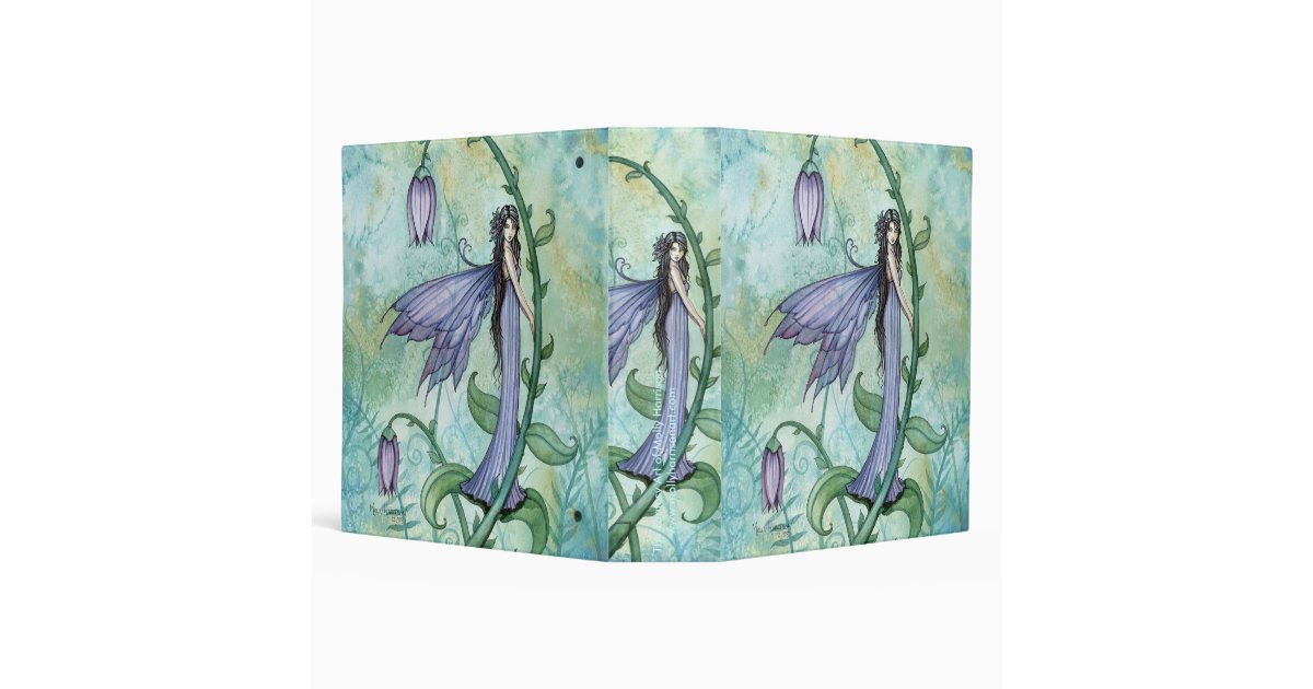 Beautiful Flower Fairy Binder by Molly Harrison | Zazzle