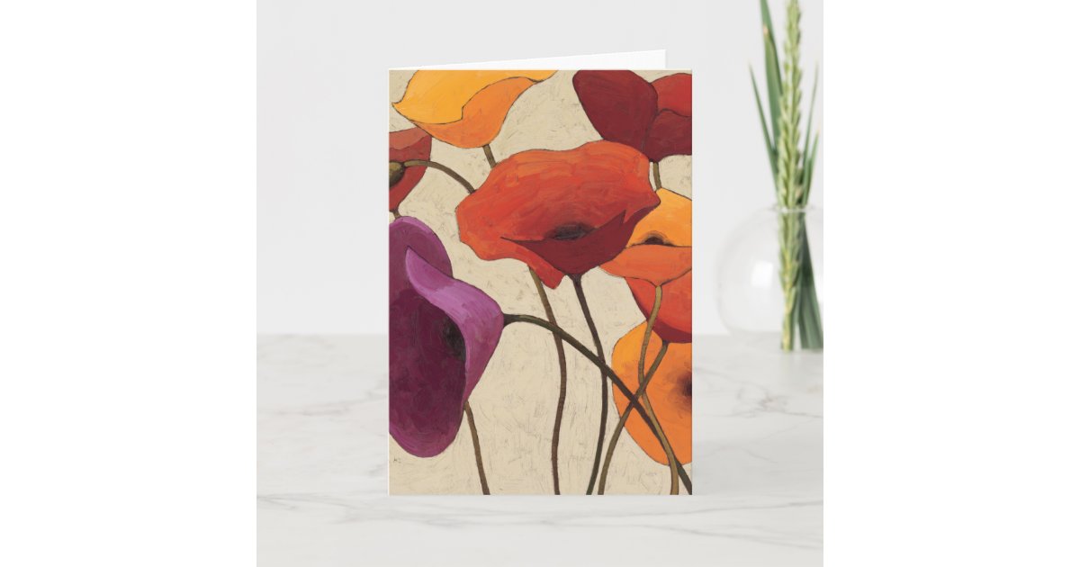 Beautiful Flowers Card | Zazzle.com