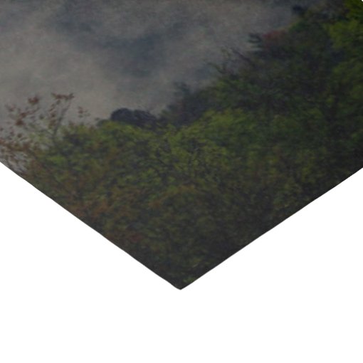 Beautiful Foggy Mountain Landscape Photo Tissue Paper | Zazzle