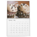 Beautiful Food Kitchen Chef Cooking Monthly Calendar | Zazzle
