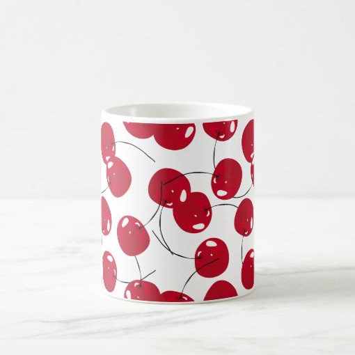 Beautiful Fresh Red Cherry Themed Coffee Mug | Zazzle
