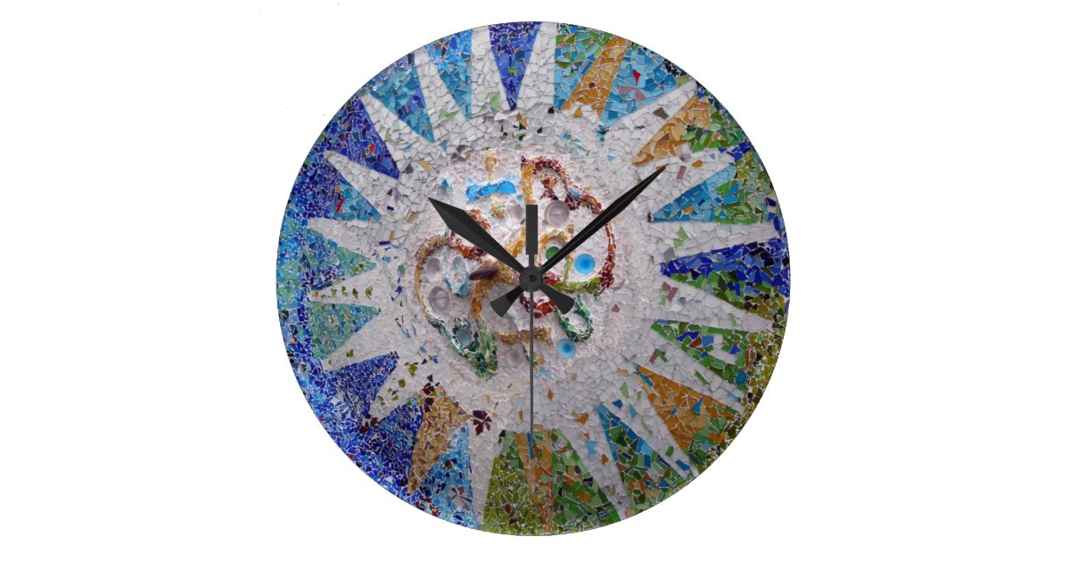 Beautiful Gaudi Clock | Zazzle