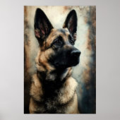 Beautiful German Shepherd Poster | Zazzle