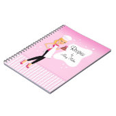 Beautiful Girl Recipe Jounal Notebook | Zazzle