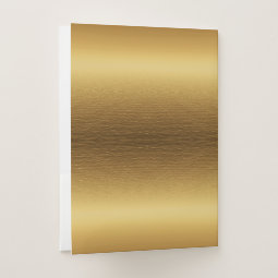 Beautiful Golden Brown Pocket Folder | Zazzle