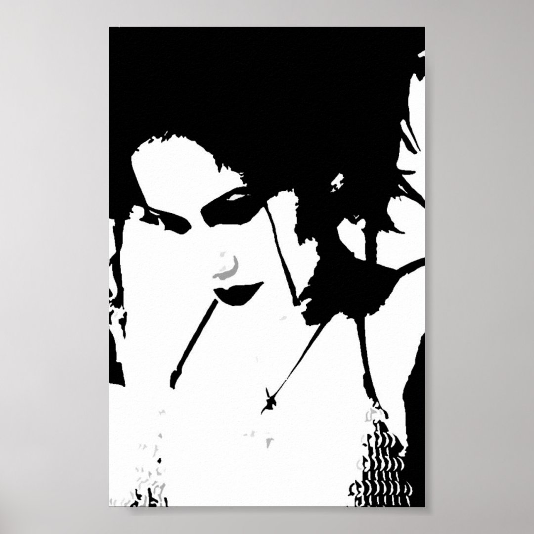 Beautiful Goth Poster | Zazzle