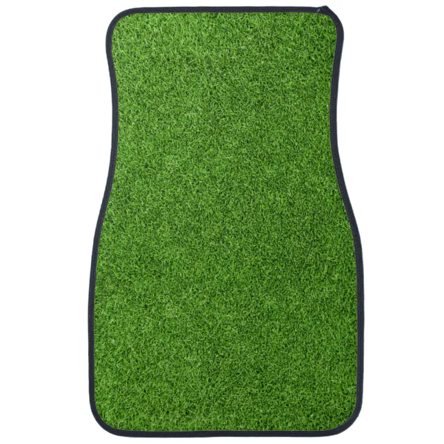 Beautiful green grass texture from golf course car floor mat | Zazzle