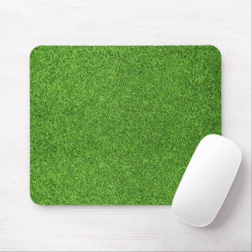Beautiful green grass texture from golf course mouse pad | Zazzle