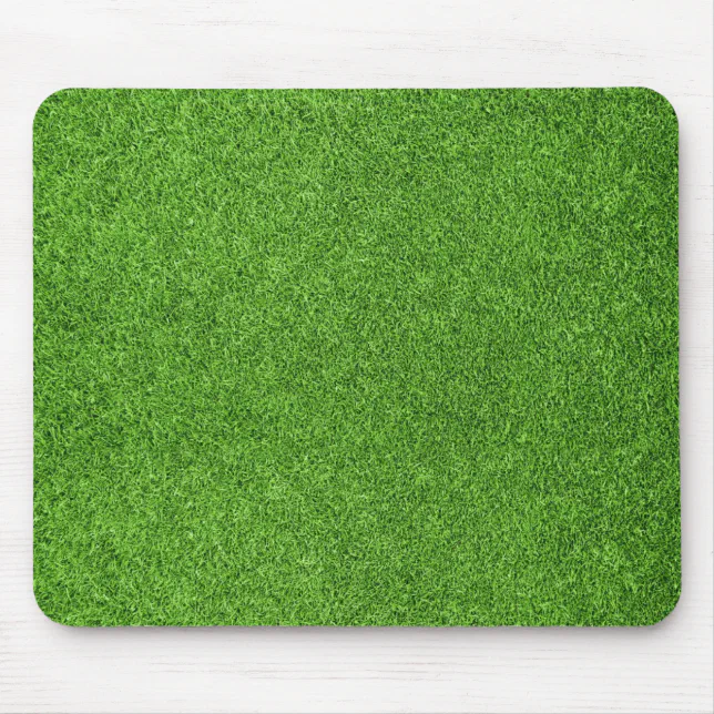 Beautiful green grass texture from golf course mouse pad | Zazzle