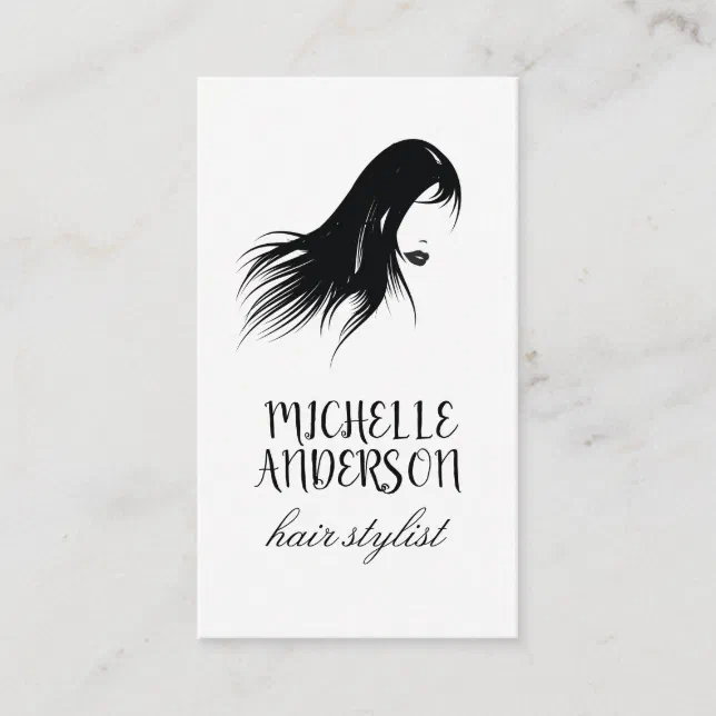Beautiful Hair Business Card | Zazzle