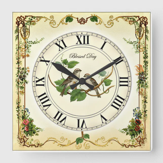 Beautiful HandMade Art Craft . Top Quality, Clock | Zazzle