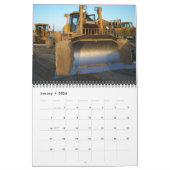 Beautiful Heavy equipment calendar | Zazzle