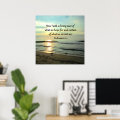 BEAUTIFUL HEBREWS 11:1 SUNRISE POSTER | Zazzle