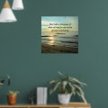 BEAUTIFUL HEBREWS 11:1 SUNRISE POSTER | Zazzle