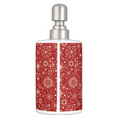 Beautiful Holiday Sparkle Snowflake Pattern Soap Dispenser And ...