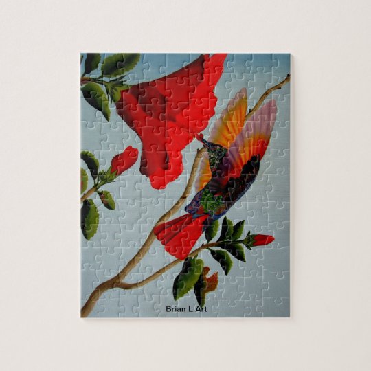 Beautiful Hummingbird Jigsaw Puzzle | Zazzle.com