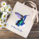 Beautiful Hummingbird Personalized Tote Bag | Zazzle