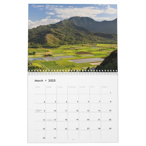 Beautiful Kauai Hawaii Calendar | Zazzle