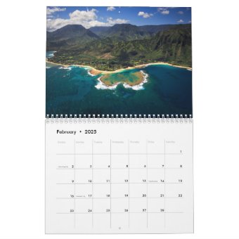 Beautiful Kauai Hawaii Calendar | Zazzle