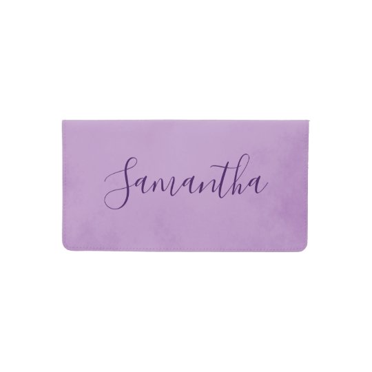 Beautiful Lavender Checkbook Cover | Zazzle.com
