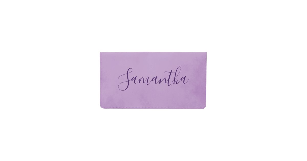 Beautiful Lavender Checkbook Cover | Zazzle